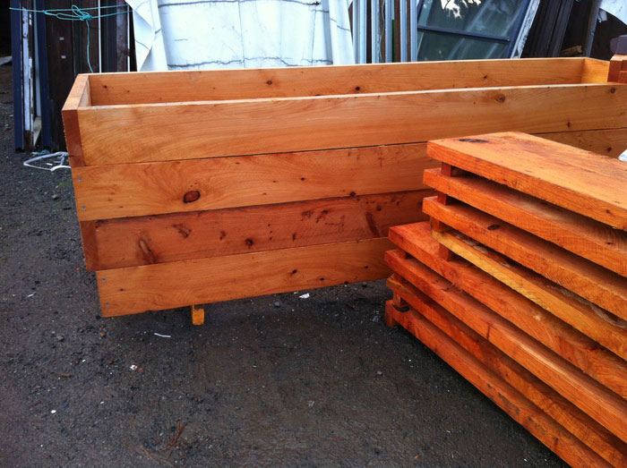 Macrocarpa Garden Planter Boxes | Musgroves Ltd