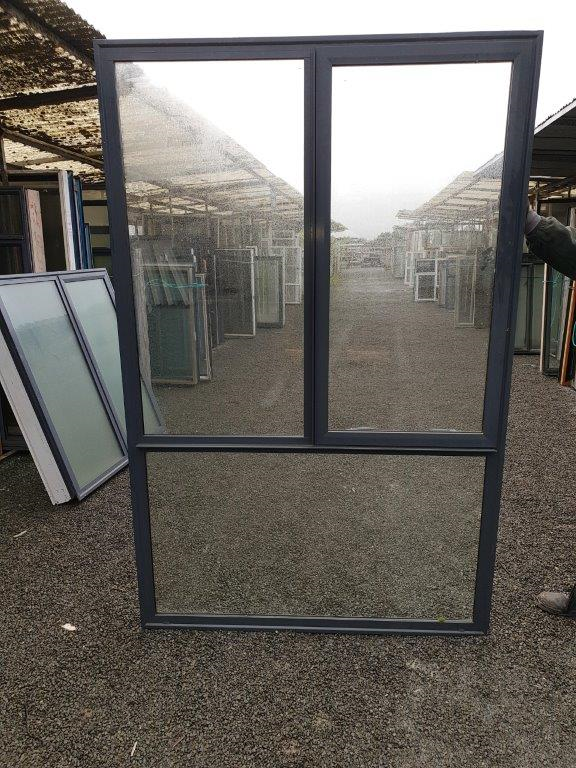 Double Glazed 1400W X 2140H Denim Blue Aluminium Opening Window ...