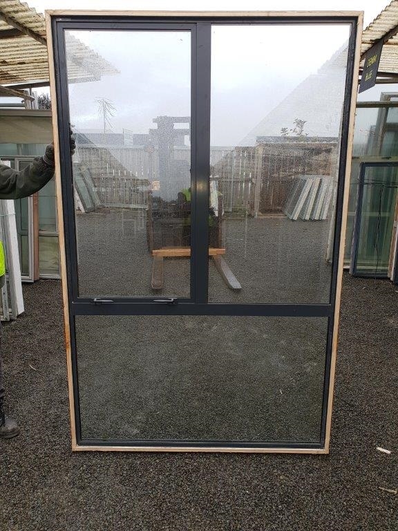 Double Glazed 1400W X 2140H Denim Blue Aluminium Opening Window ...