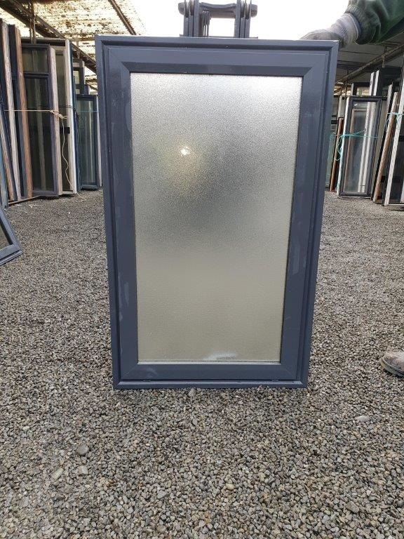 Double Glazed 580W X 960H Denim Blue Opening Aluminium Window ...