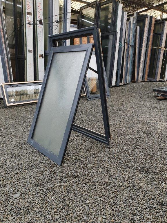 Double Glazed 580W X 960H Denim Blue Opening Aluminium Window ...