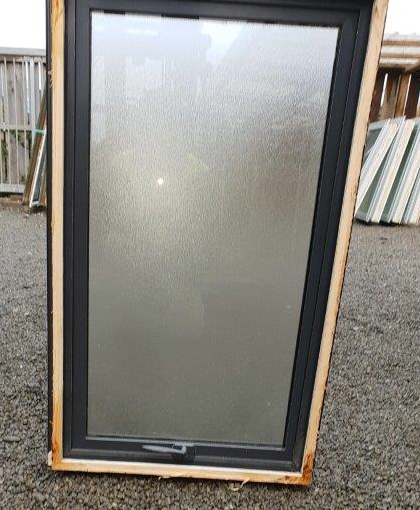 Double Glazed 580W X 960H Denim Blue Opening Aluminium Window ...