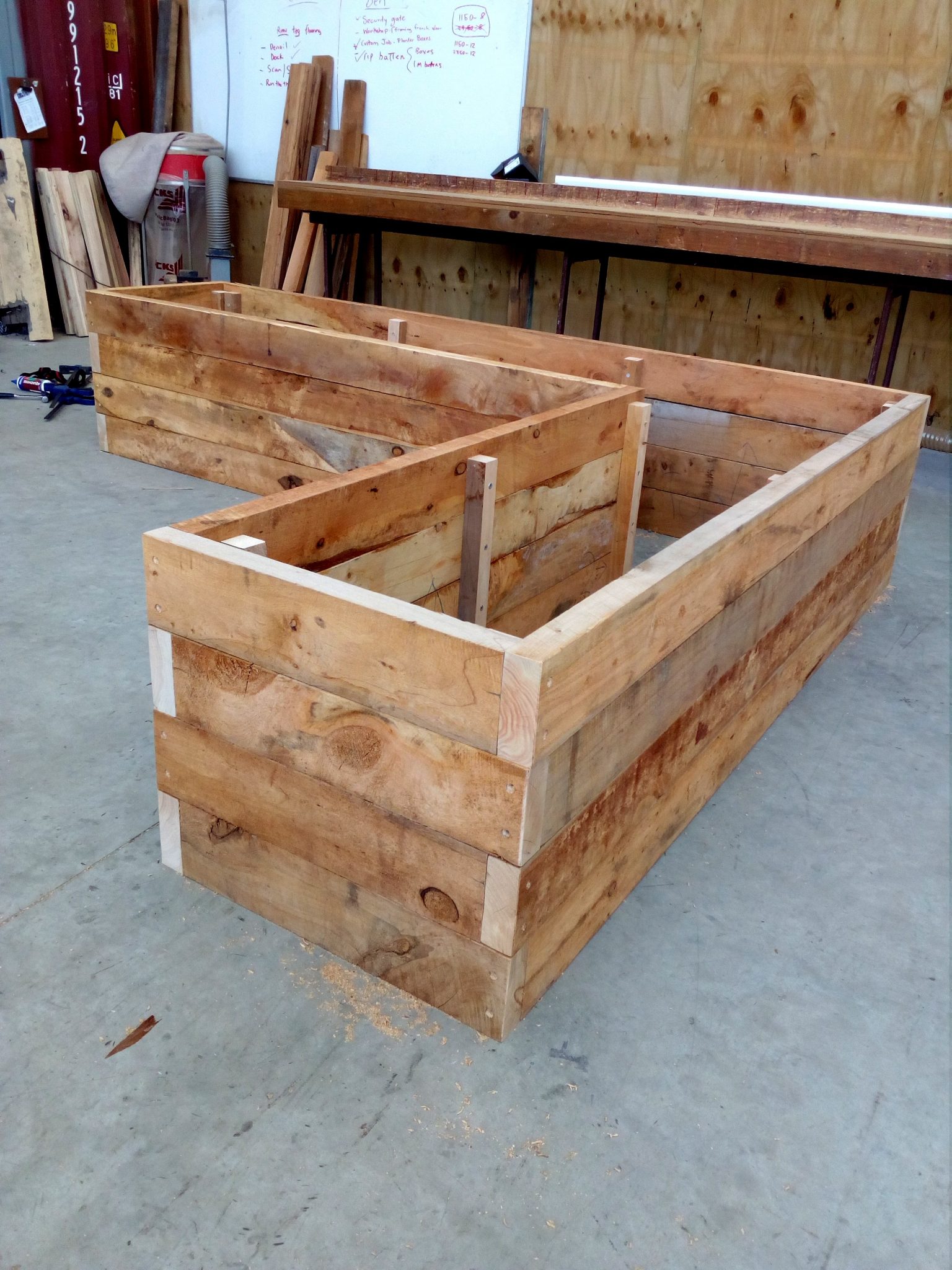 Custom-Shaped Macrocarpa Planter Box | Musgroves Ltd