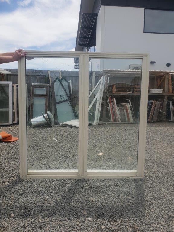 Cream Aluminium Sliding Window Single Glazed | Musgroves Ltd