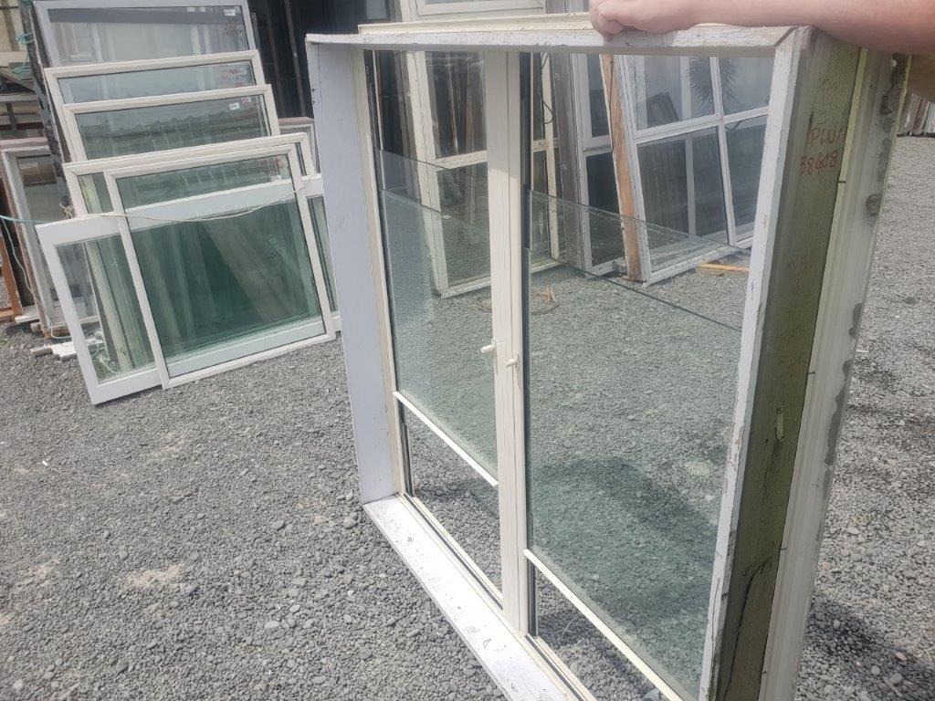 Cream Aluminium Sliding Window Single Glazed | Musgroves Ltd