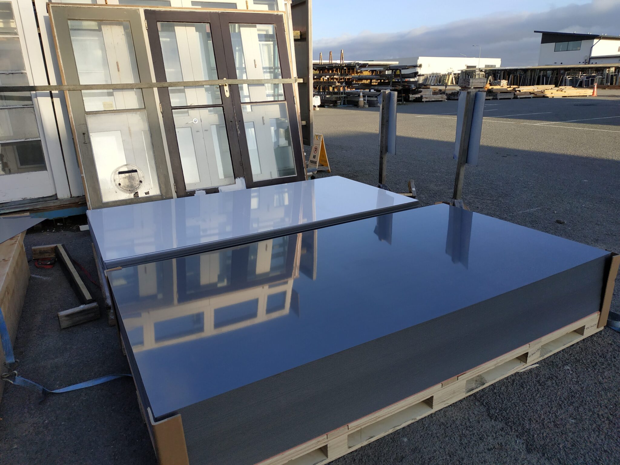 Aluminium Composite Panel Dark Grey ACM New | Musgroves Ltd