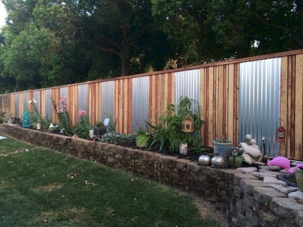 Corrugated iron fence inspiration - Musgroves in Christchurch