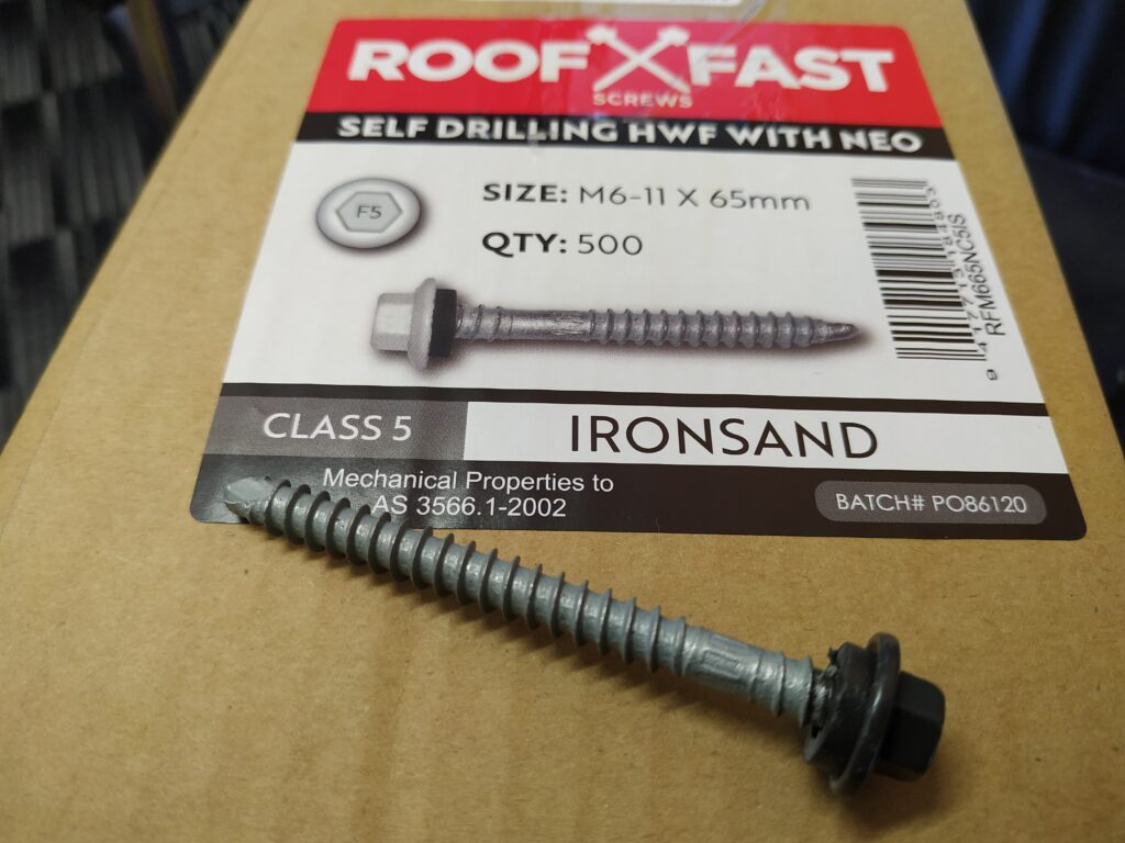 Ironsand 6 x 65mm Rooffast HWF Neo Dual Point Screws | Musgroves Ltd