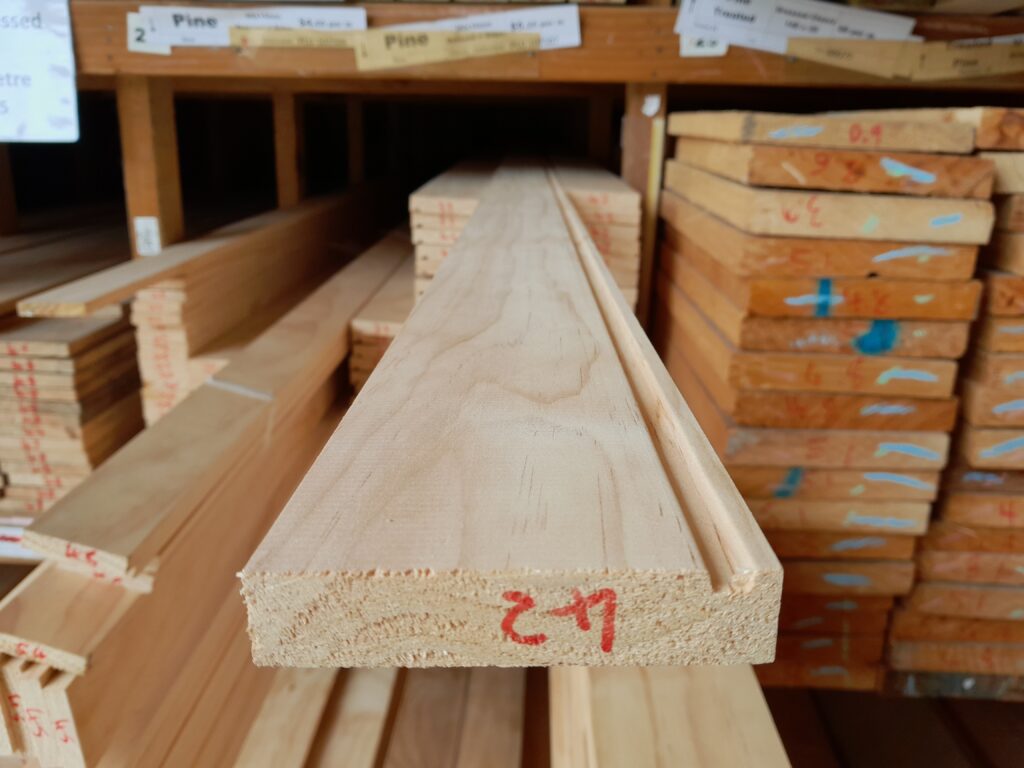 NEW Pine 90x18 Dressed 4 Sides Clear Untreated | Musgroves Ltd
