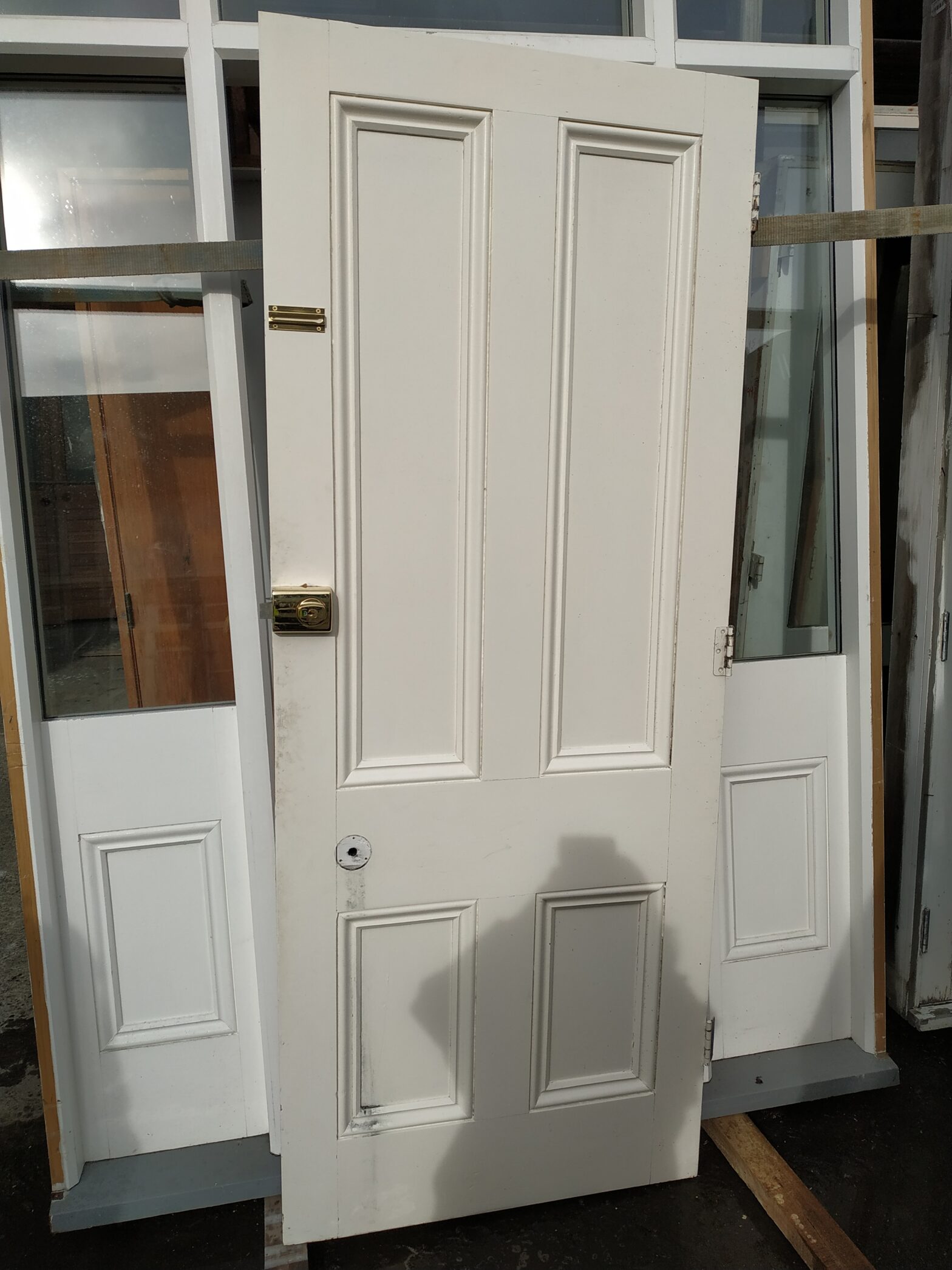 External Cedar 4 Panel Double Glazed Door | Musgroves Ltd