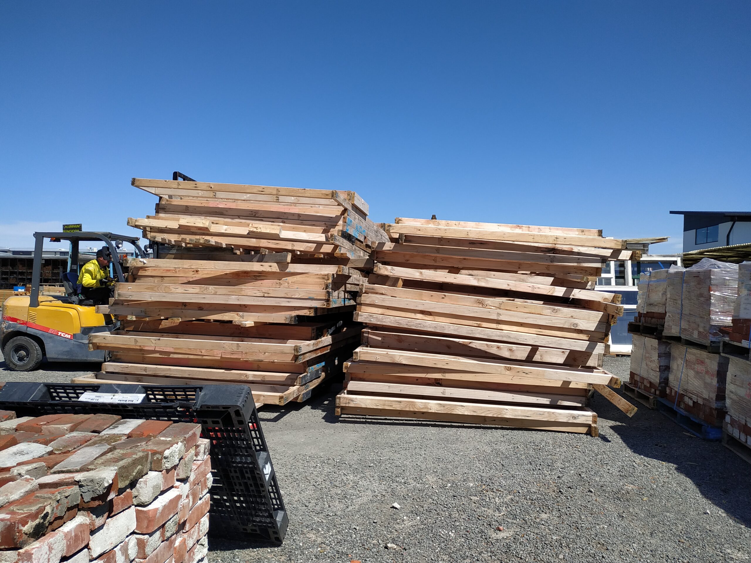 Pine Frame Wall (made from 90x45) | Musgroves Ltd