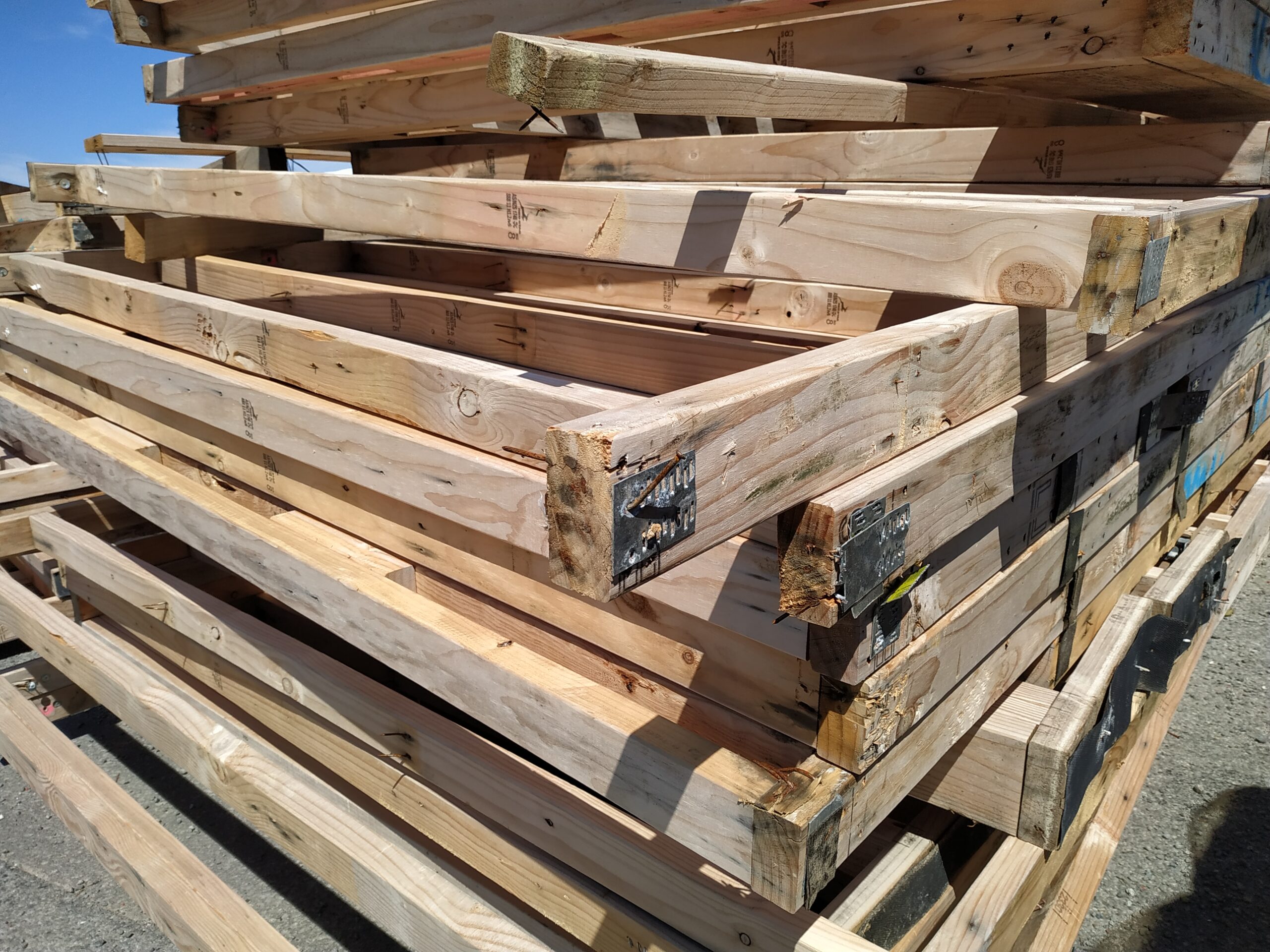 Pine Frame Wall (made from 90x45) | Musgroves Ltd