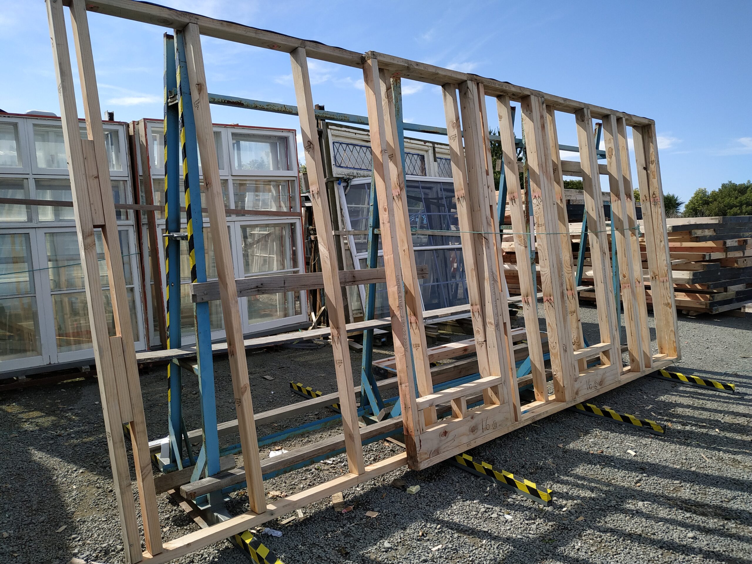 Pine Frame Wall (made from 90x45) | Musgroves Ltd