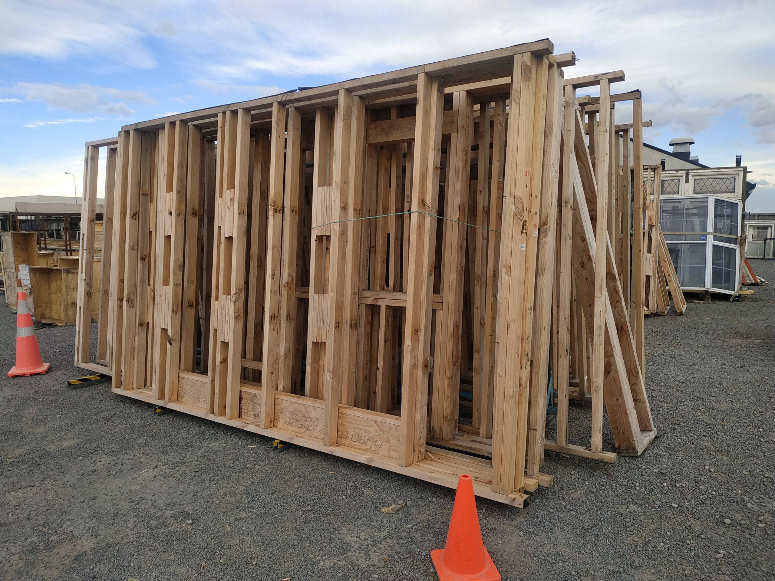 Pine Frame Wall (made from 90x45) | Musgroves Ltd