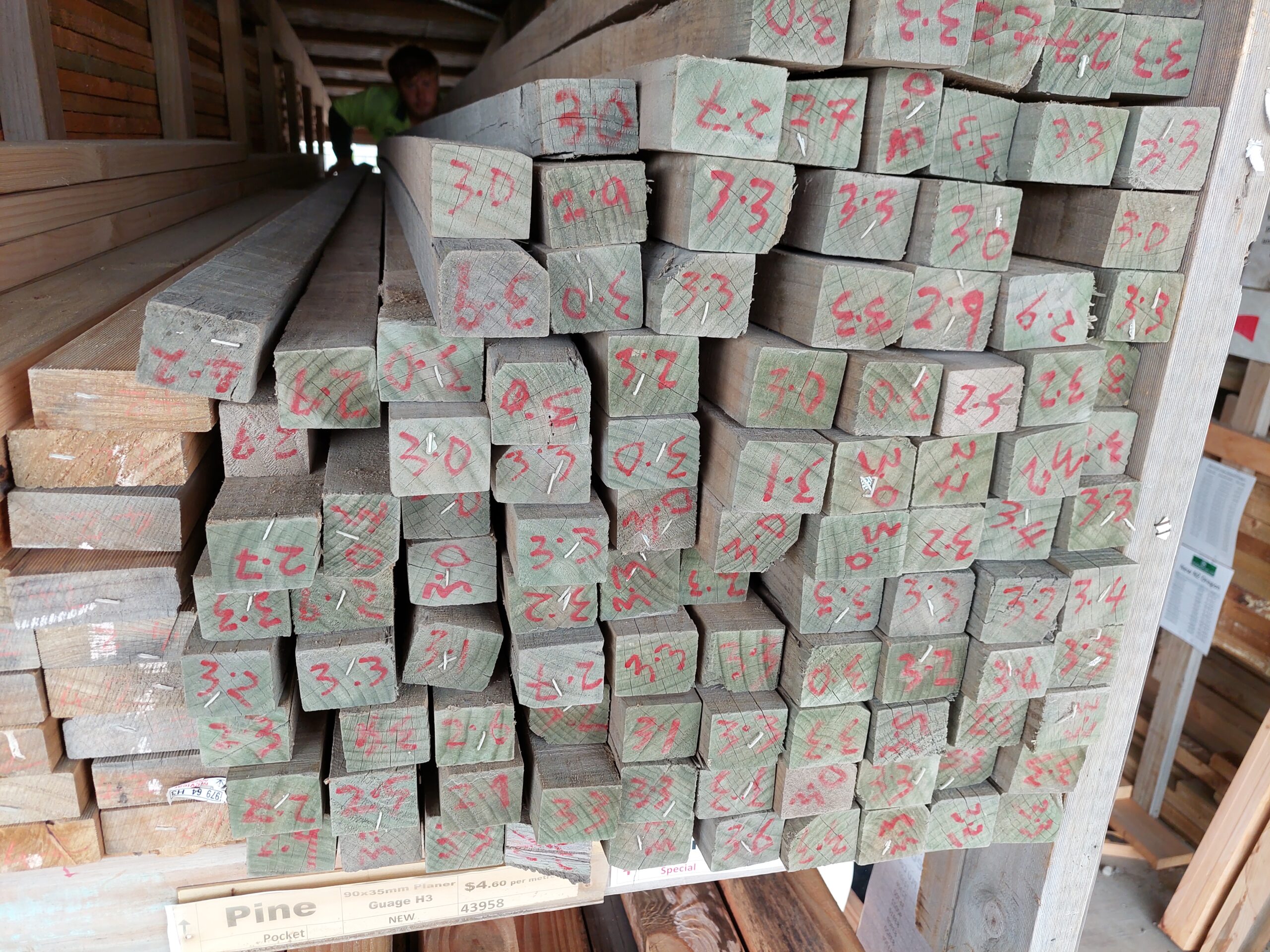 Pine 50x40mm H3.2 Roughsawn Timber SPECIAL | Musgroves Ltd