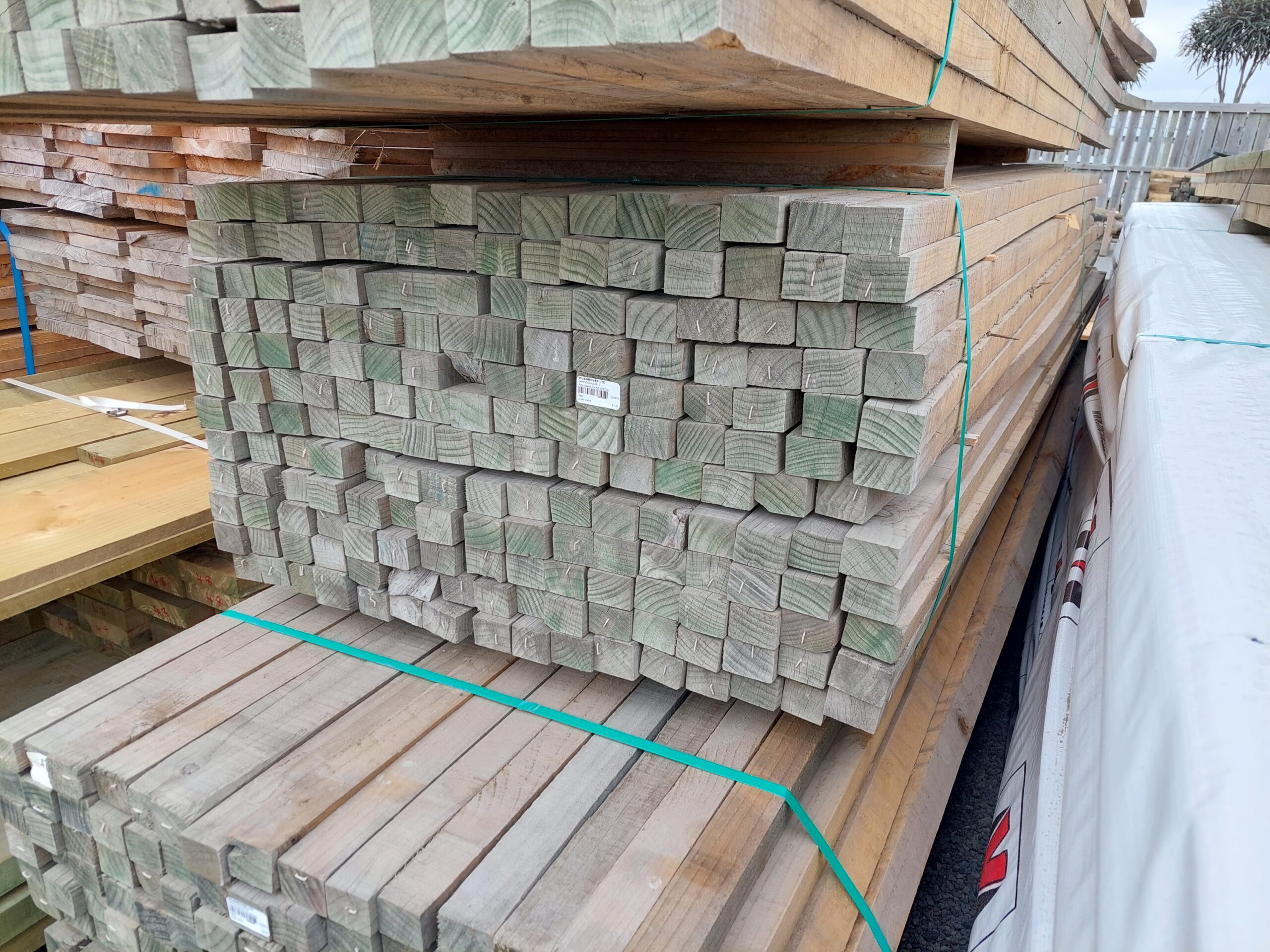 Pine 50x40mm H3.2 Roughsawn Timber SPECIAL | Musgroves Ltd