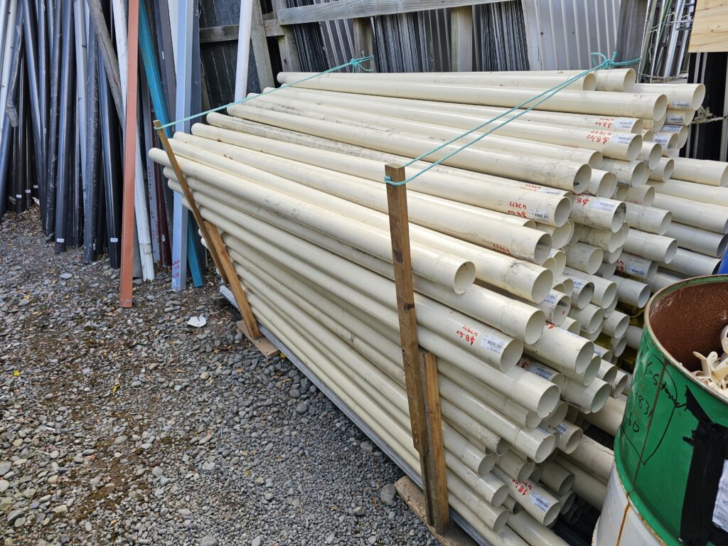 PVC Downpipe 65mm, 2100mm long | Musgroves Ltd