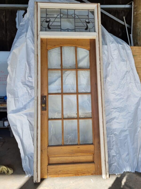 External Oak 12 Pane Colonial Door with TopLite | Musgroves Ltd