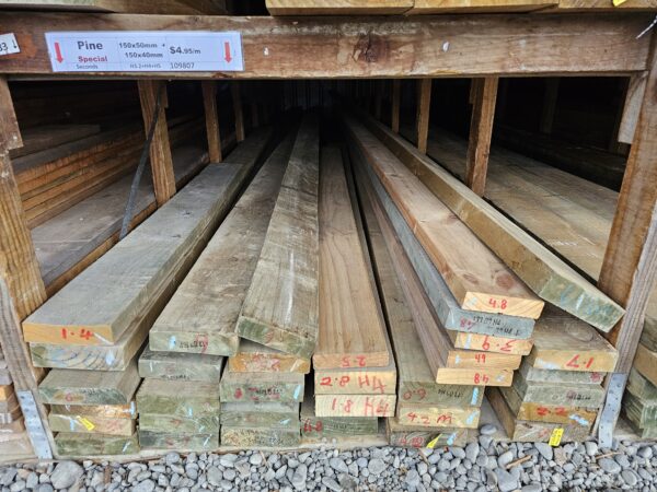 Pine 150x40mm & 150x50mm Timber Special | Musgroves Ltd