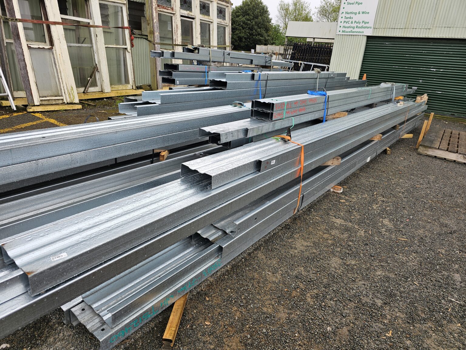 Galvanised Steel Purlins | Musgroves Ltd