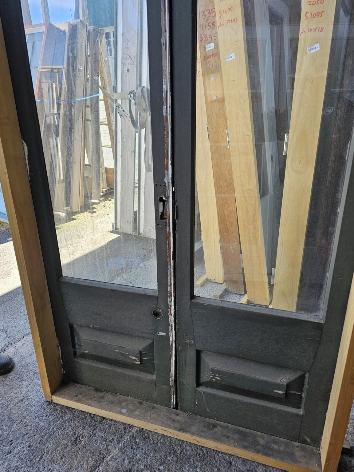 External Cedar French Door - 1 Pane + 1 Panel | Musgroves Ltd