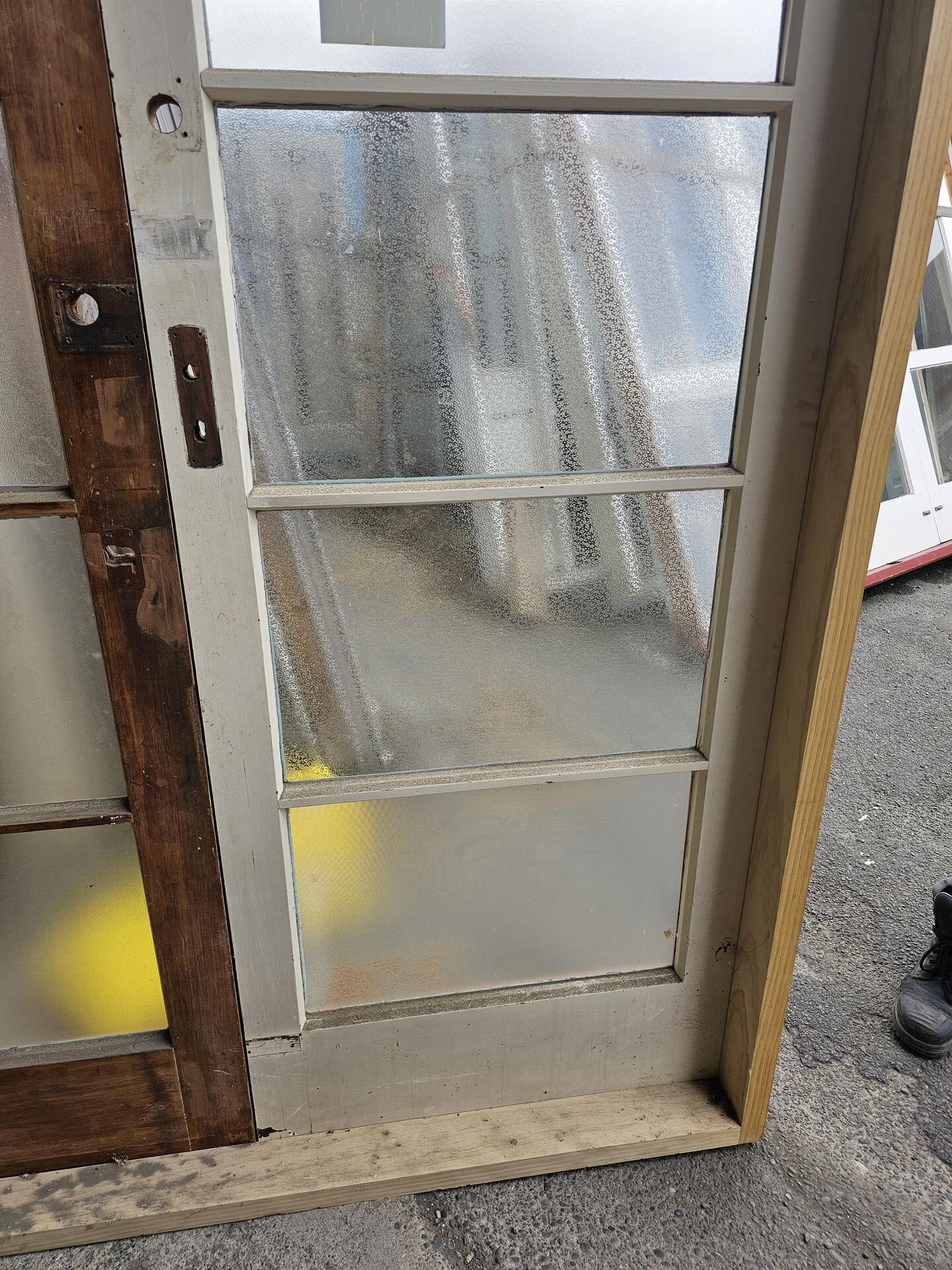 Ext Cedar 4 Pane French Door - 1660x2045mm | Musgroves Ltd
