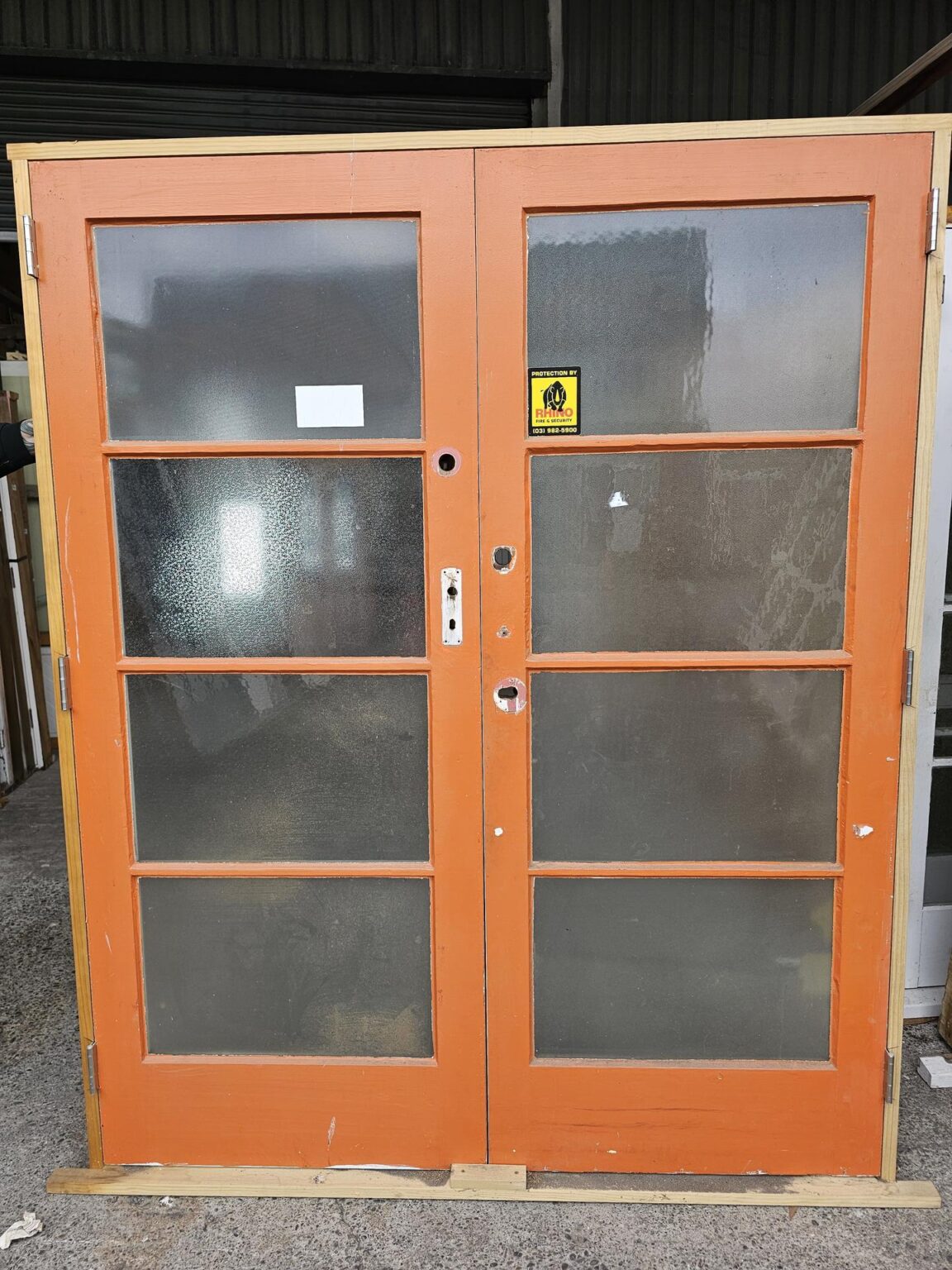 Ext Cedar 4 Pane French Door - 1660x2045mm | Musgroves Ltd