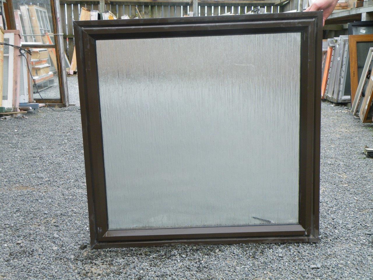 AS IS Brown Aluminium Window 1 Fan Opening | Musgroves Ltd
