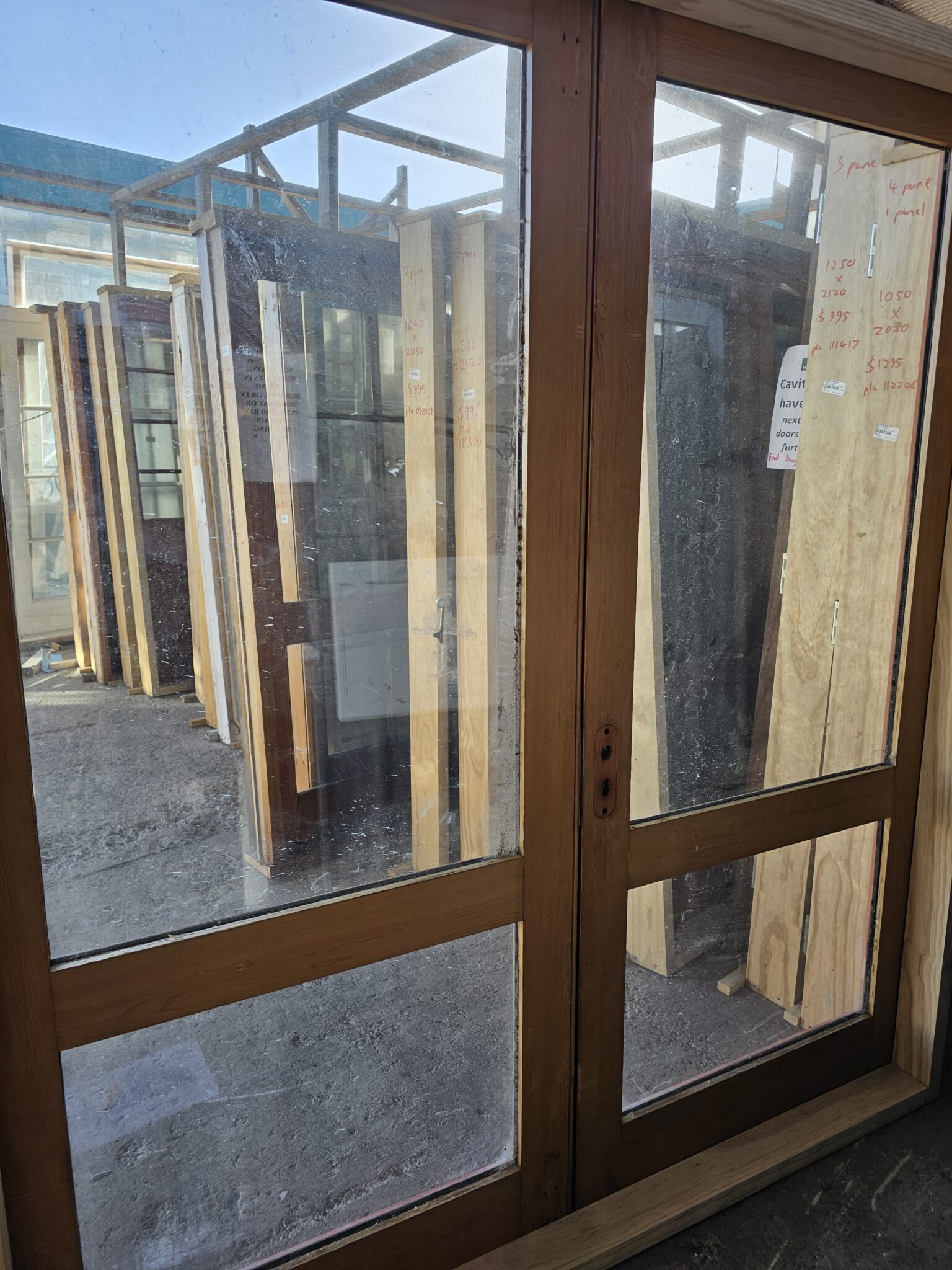 External Cedar 2 Pane French Door | Musgroves Ltd