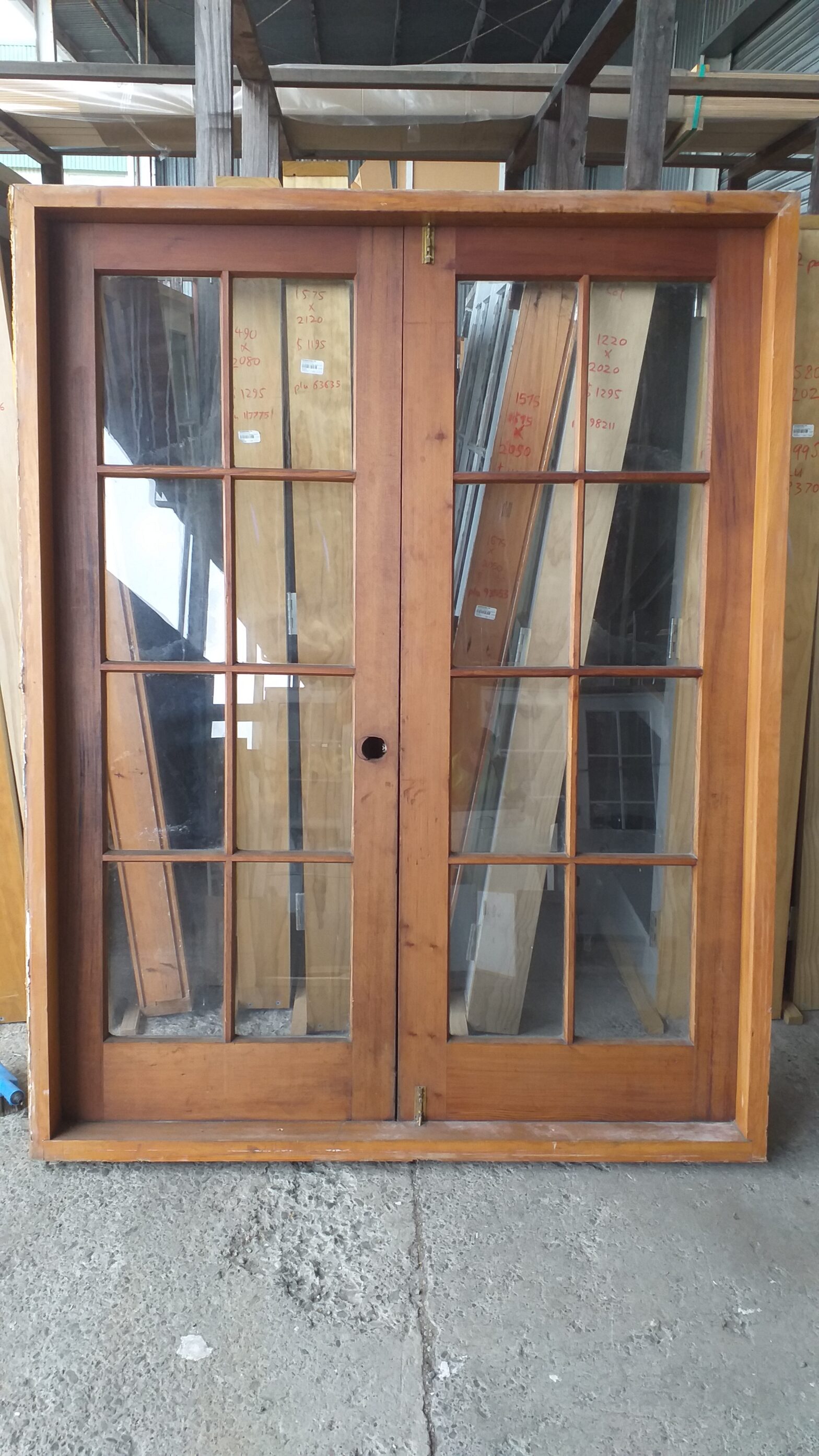 External Cedar 8 Pane Colonial French Door | Musgroves Ltd
