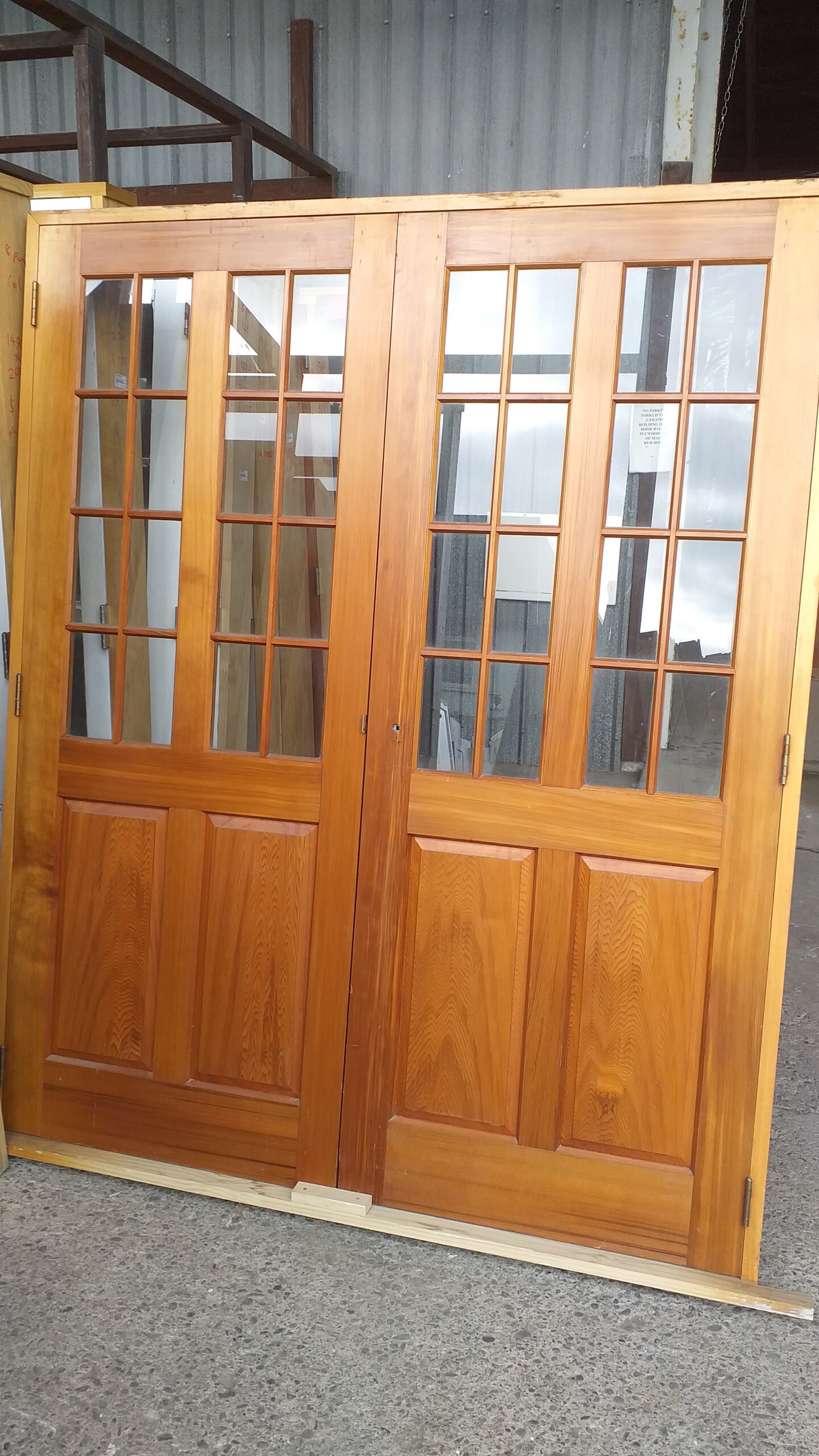 External Cedar 16 Pane Colonial French Door | Musgroves Ltd