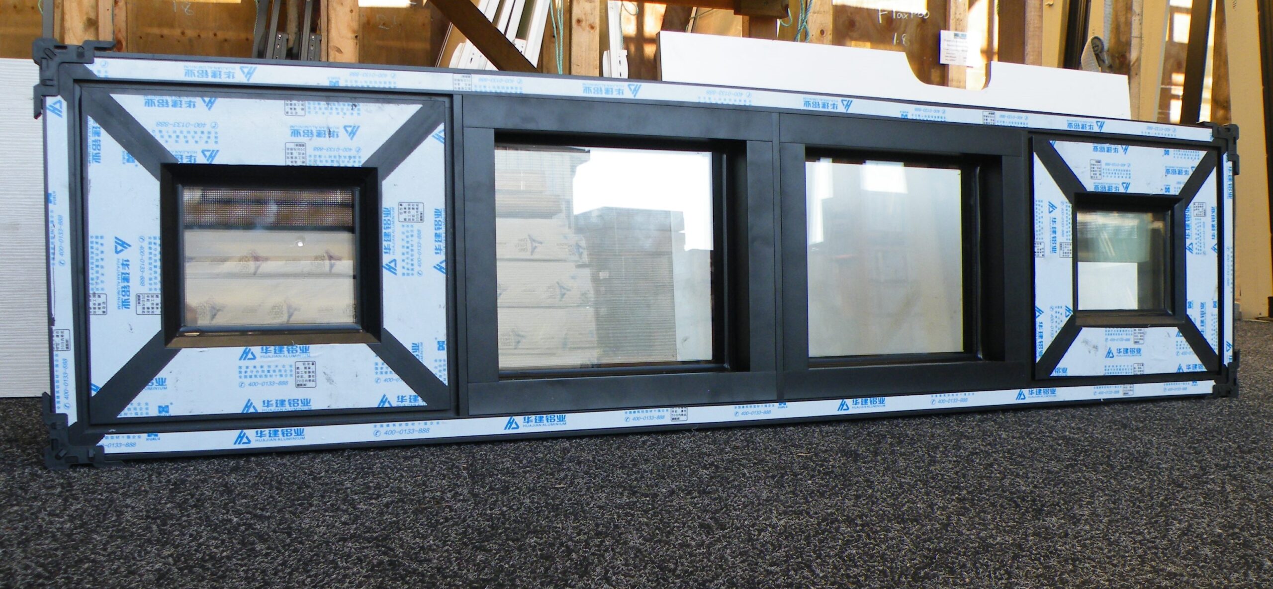 Ebony Triple Glazed Aluminium Window | Musgroves Ltd