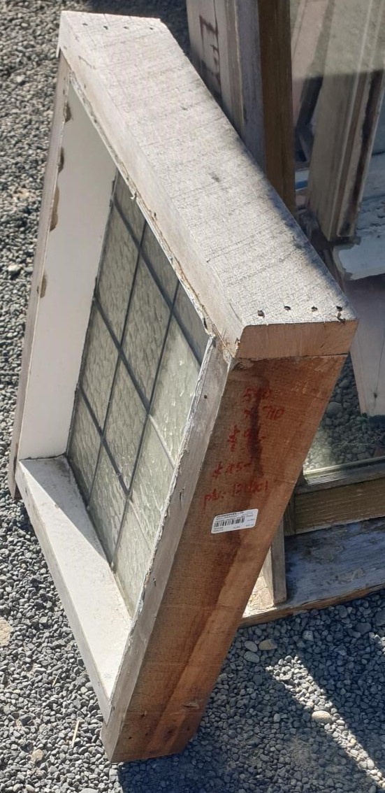 Wooden Leadlight Window (fixed) | Musgroves Ltd