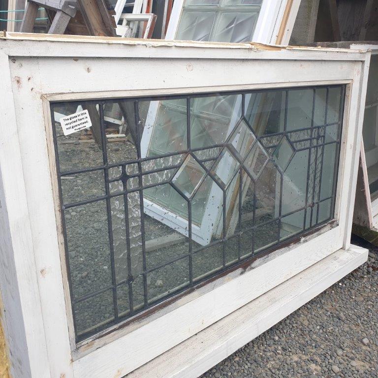 Wooden Double Glazed Fixed Leadlight Window | Musgroves Ltd