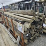Macrocarpa jetty using 200x50 and 150x50 macro beams - Musgroves