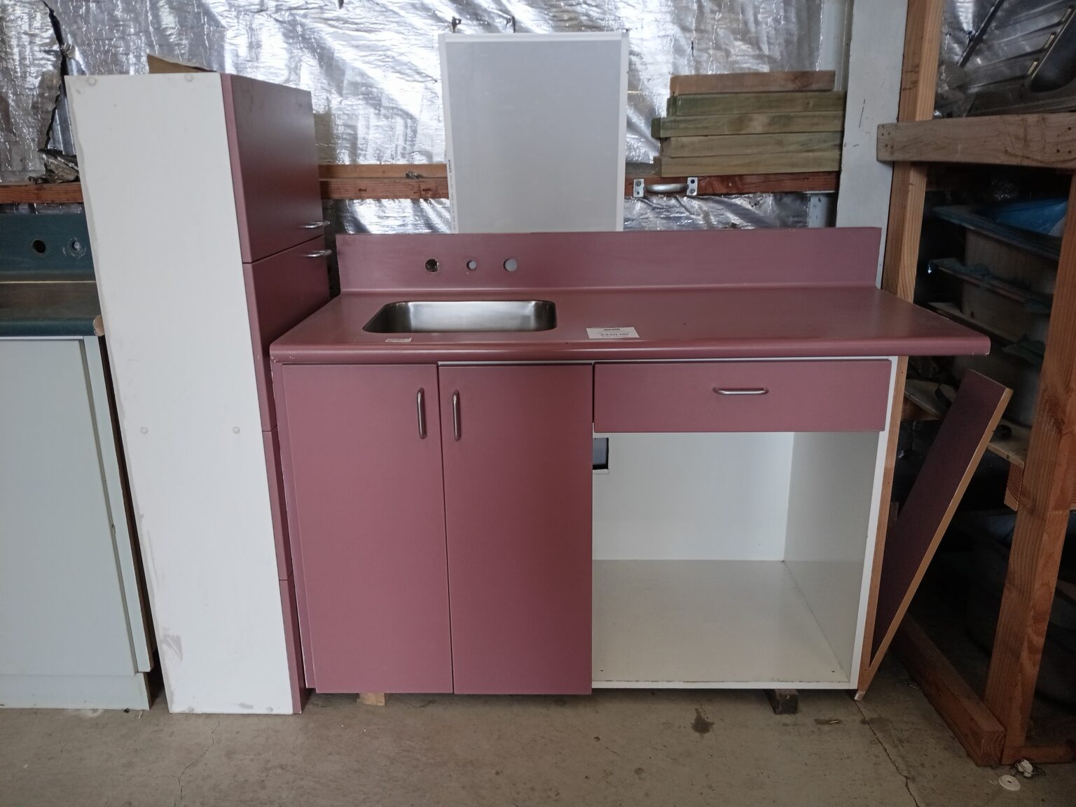 Mauve Kitchenette with Mauve Top | Musgroves Ltd